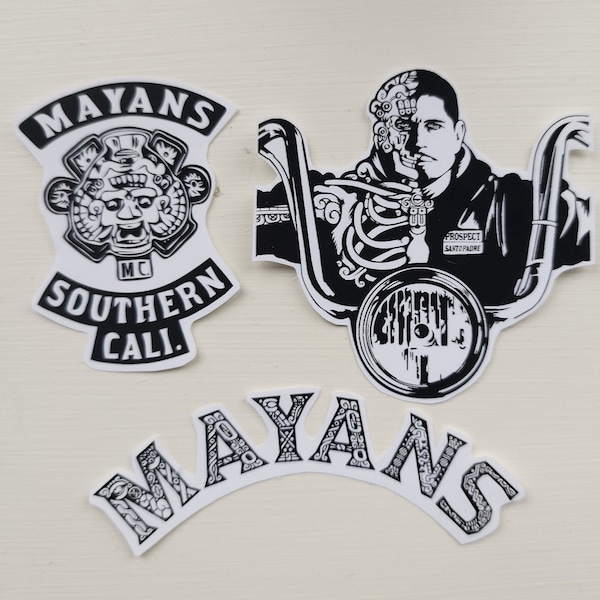 Mayans Mc Stickers - Etsy Australia