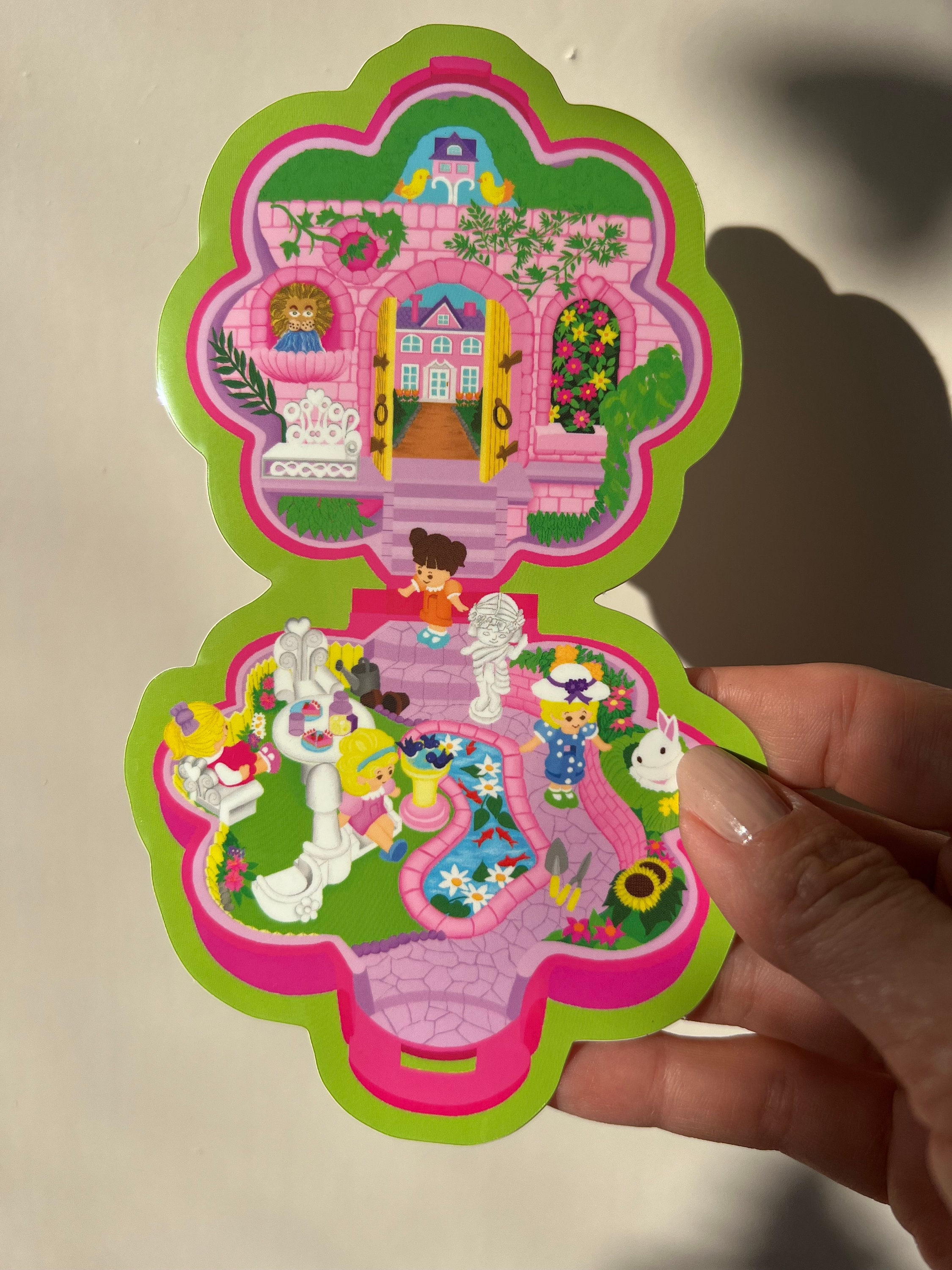 Sticker polly Pocket Magical Garden Inspired in Vintage Polly Pocket ...