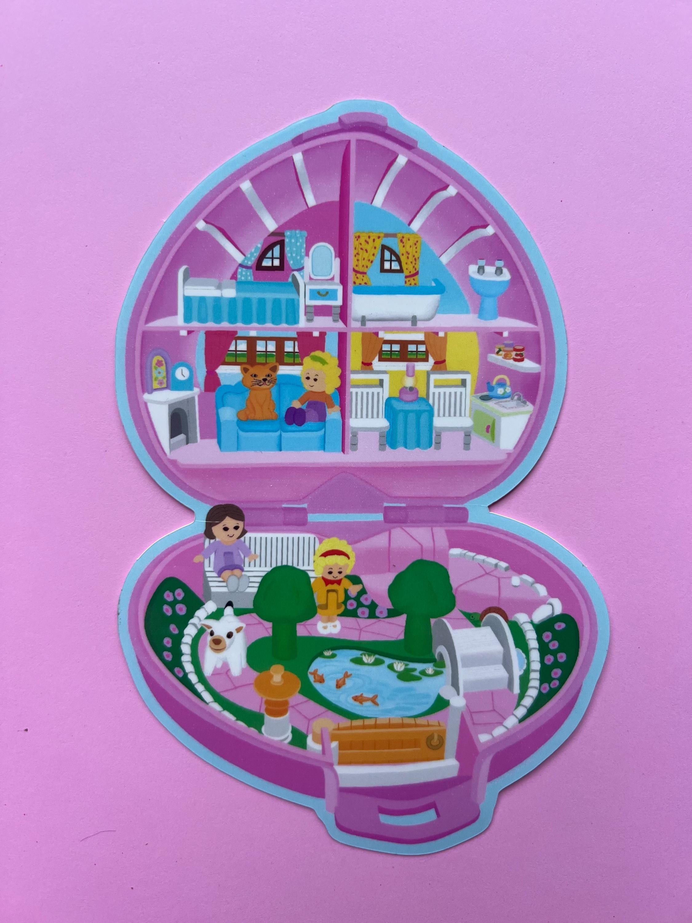 Polly Pocket Sticker Inspired in “polly’s Country Cottage” Vintage Set ...