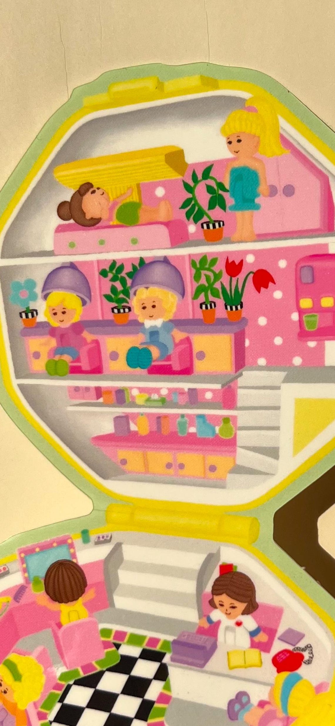 Polly Pocket Sticker, Inspired in “polly’s Hair Salon” Vintage Set From ...