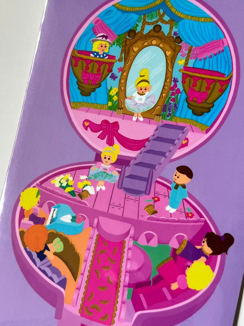 Vintage Polly Pocket Inspired Sticker - Etsy
