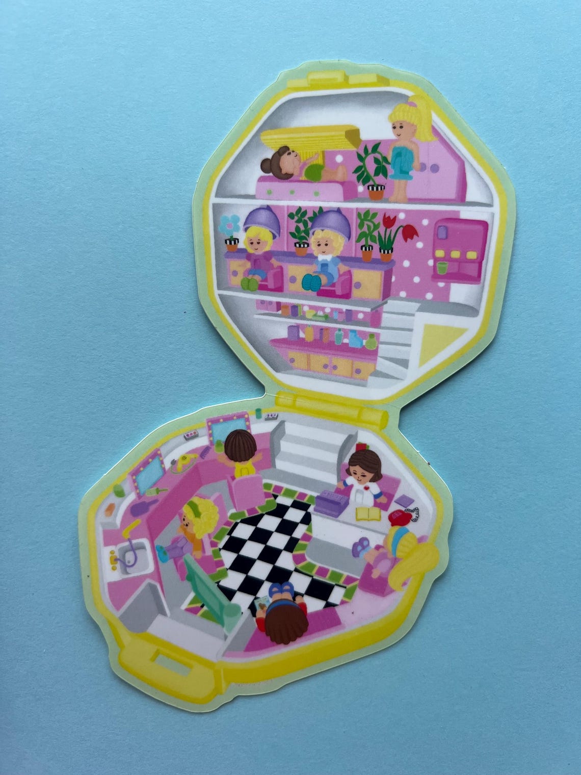 Polly Pocket Sticker, Inspired in “polly’s Hair Salon” Vintage Set From ...