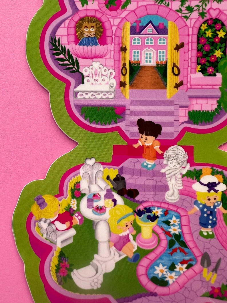 Sticker polly Pocket Magical Garden Inspired in Vintage Polly Pocket ...