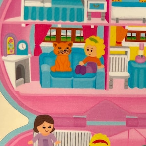 Polly Pocket Sticker Inspired in “polly’s Country Cottage” Vintage Set ...