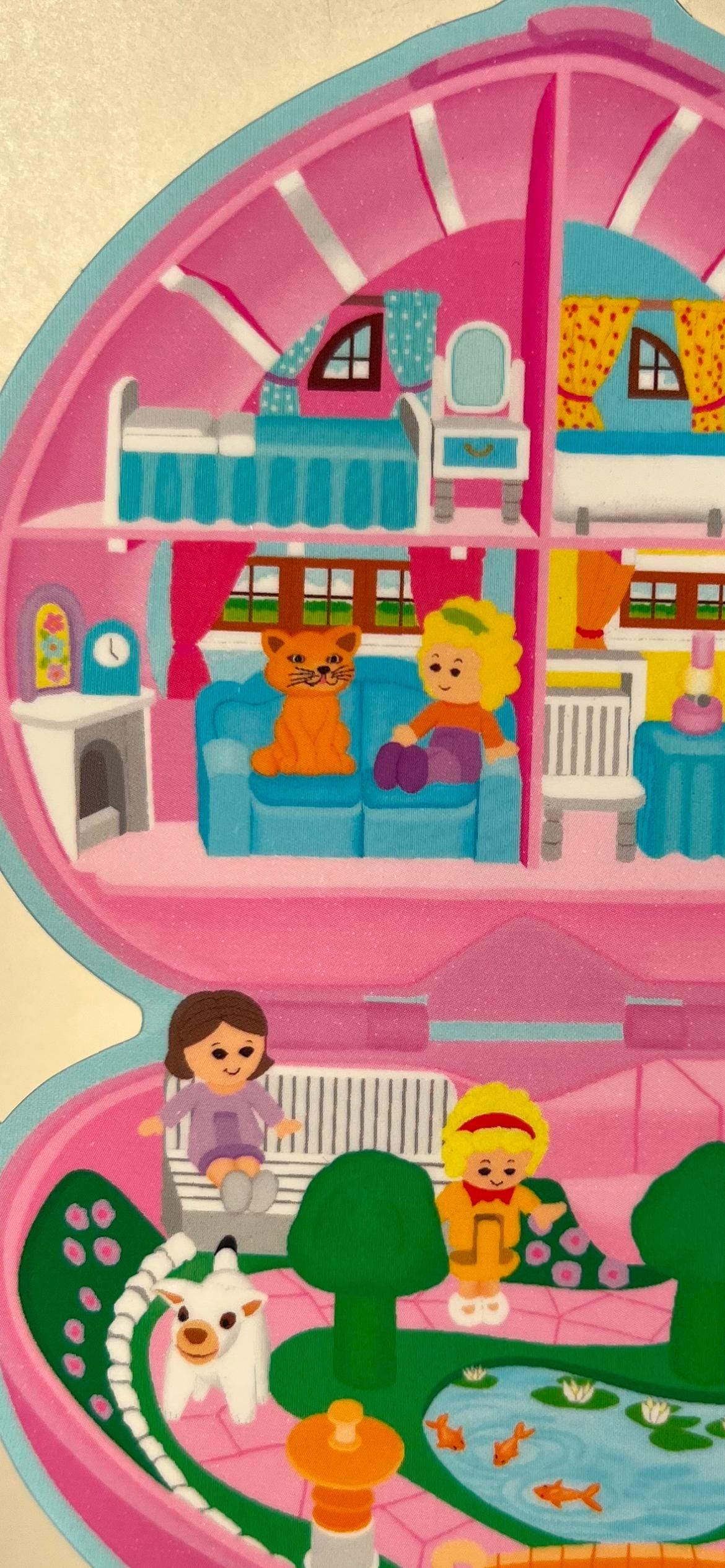 Polly Pocket Sticker Inspired in “polly’s Country Cottage” Vintage Set ...