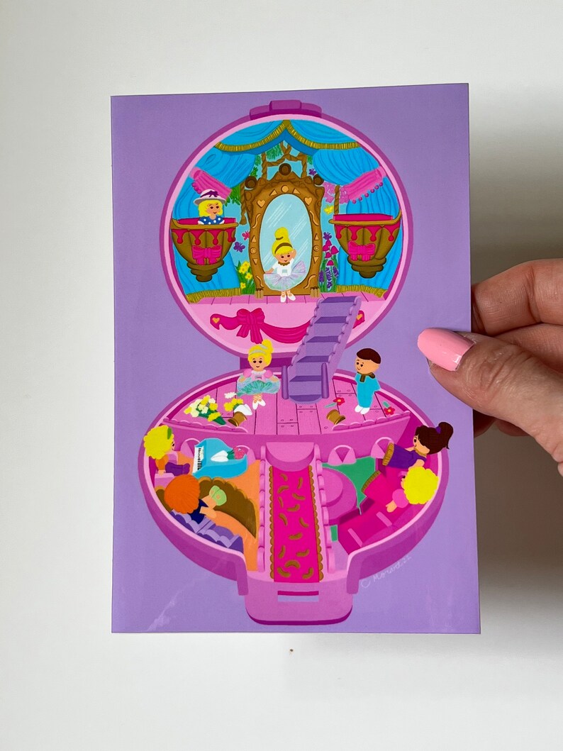 Vintage Polly Pocket Inspired Sticker - Etsy