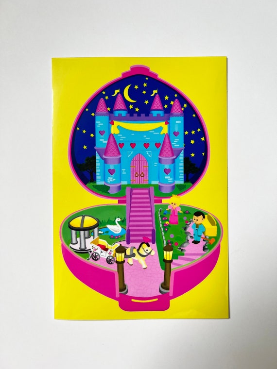 Vintage Polly Pocket Inspired Sticker - Etsy
