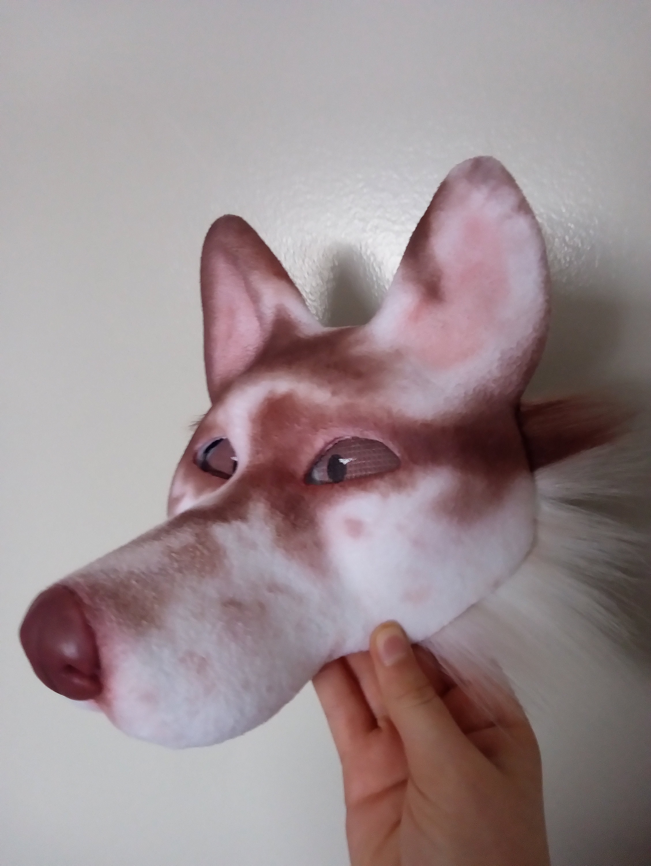 Domestic Dog Mask foldable Ears - Etsy