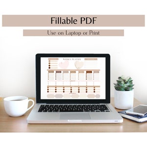 Editable Weekly Planner, Weekly Schedule, House Chores, Clean Home ...