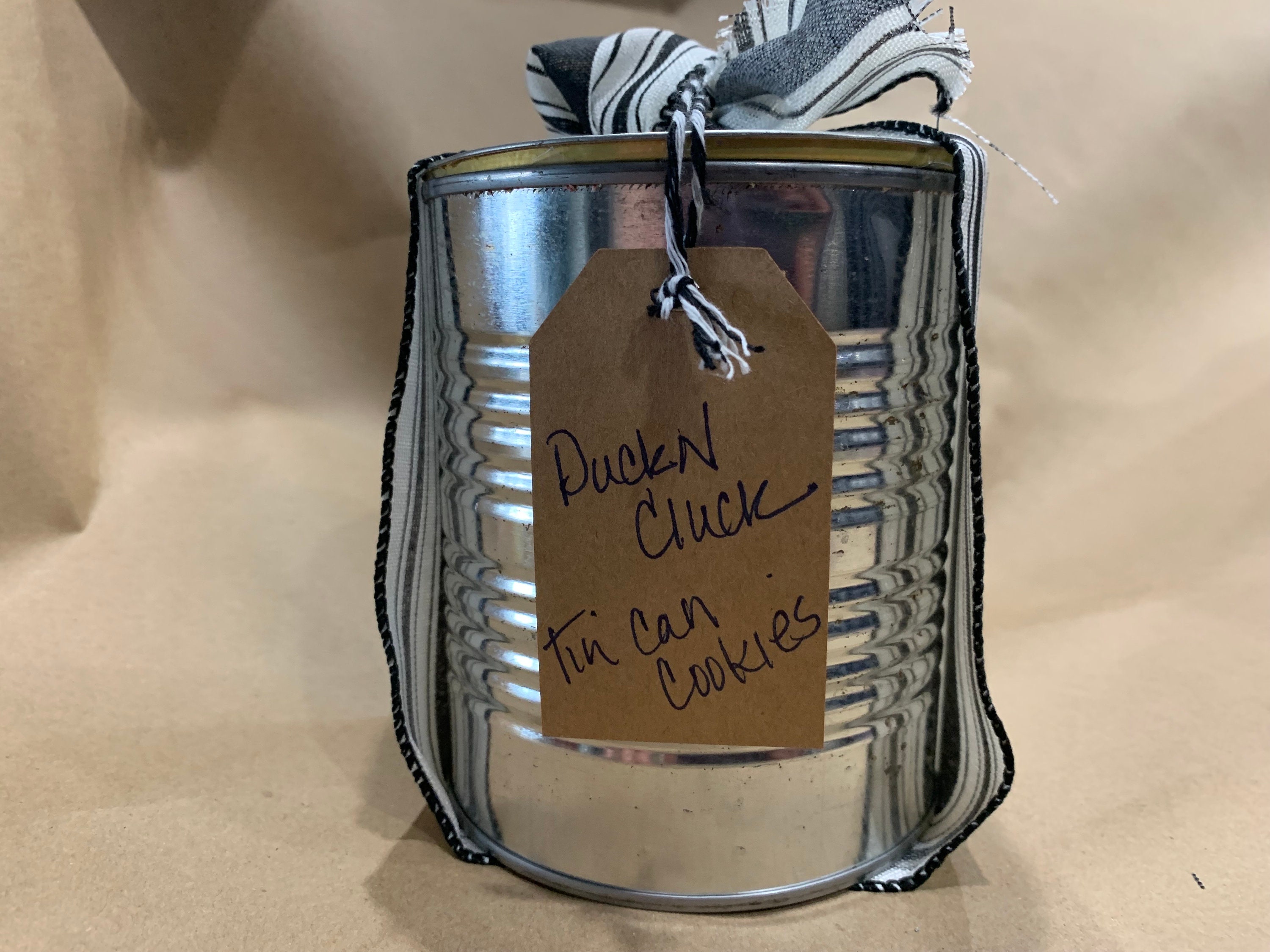 Duck N Cluck Tin Can Cookies. Allergy Friendly Novelty Treats. Duck Egg ...