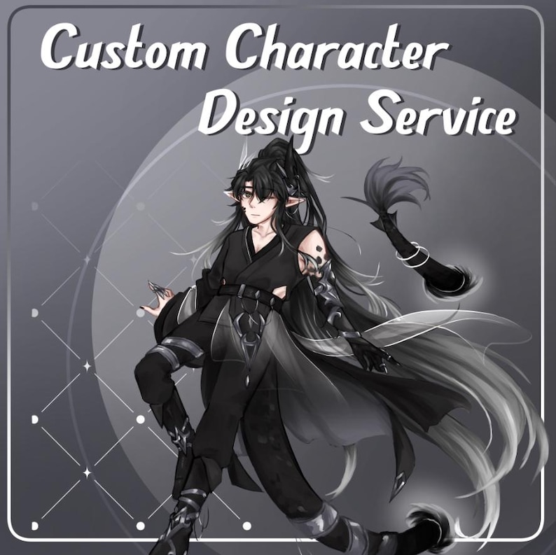 Custom Anime Character Design Commission - Etsy