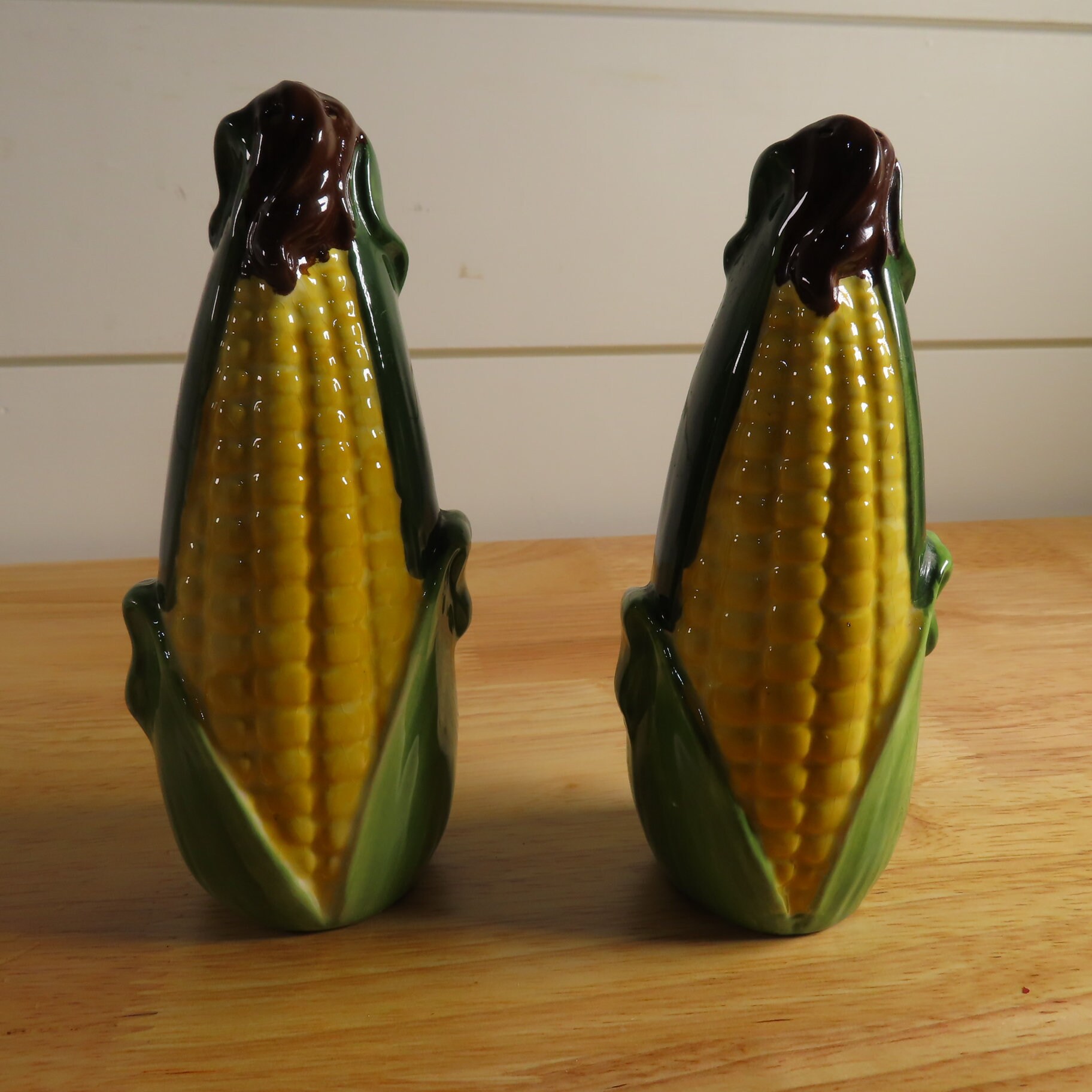 Vintage Salt and Pepper Shakers Set of Two Corn on the Cob - Etsy