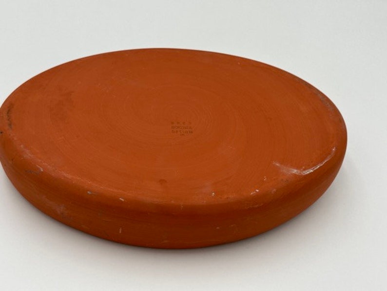 Vintage Serving Tray Vegetables Chips / Dip Terra Cotta Ceramic Bret ...