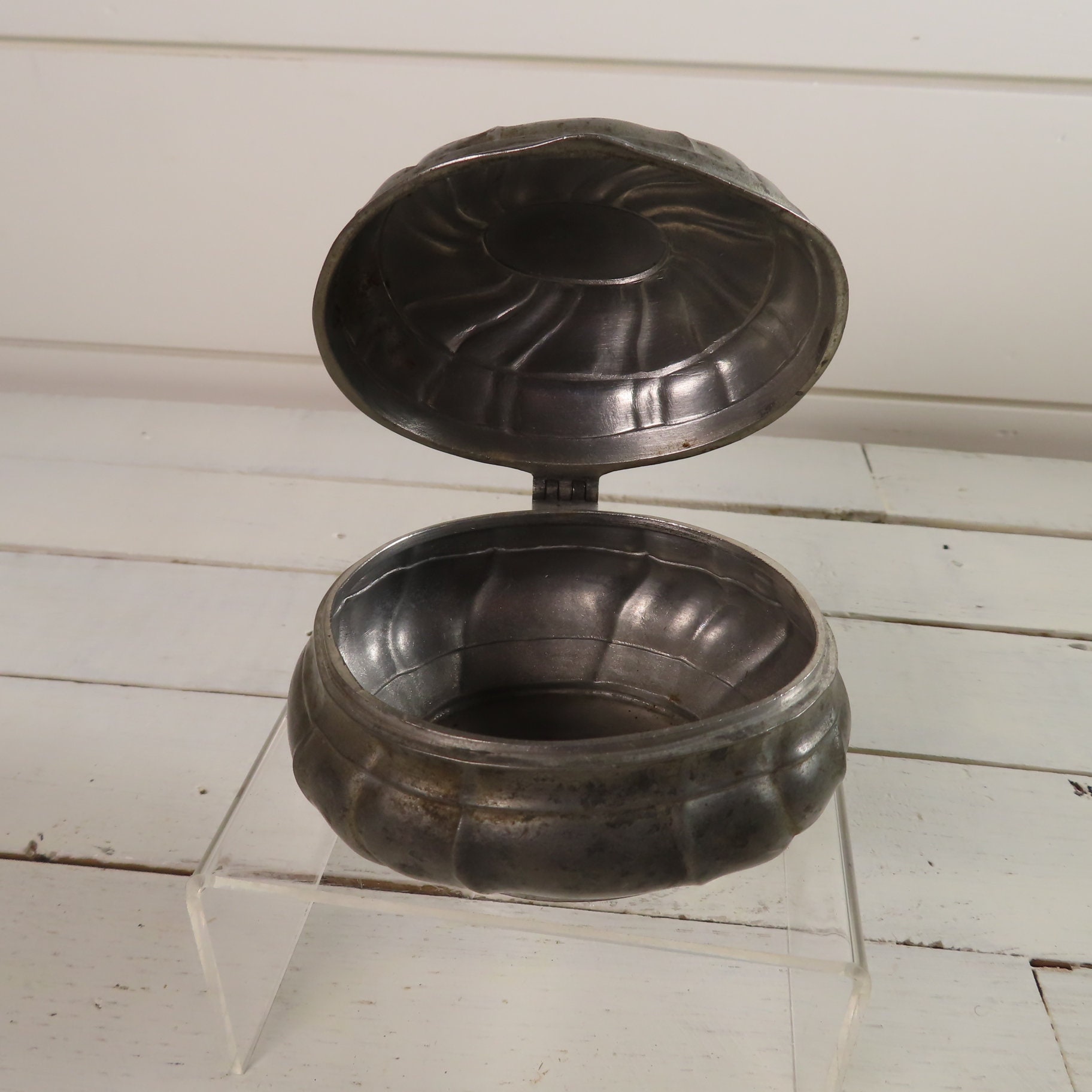 Vintage Aluminum Box With Lid Trinket Jewelry Box - Etsy