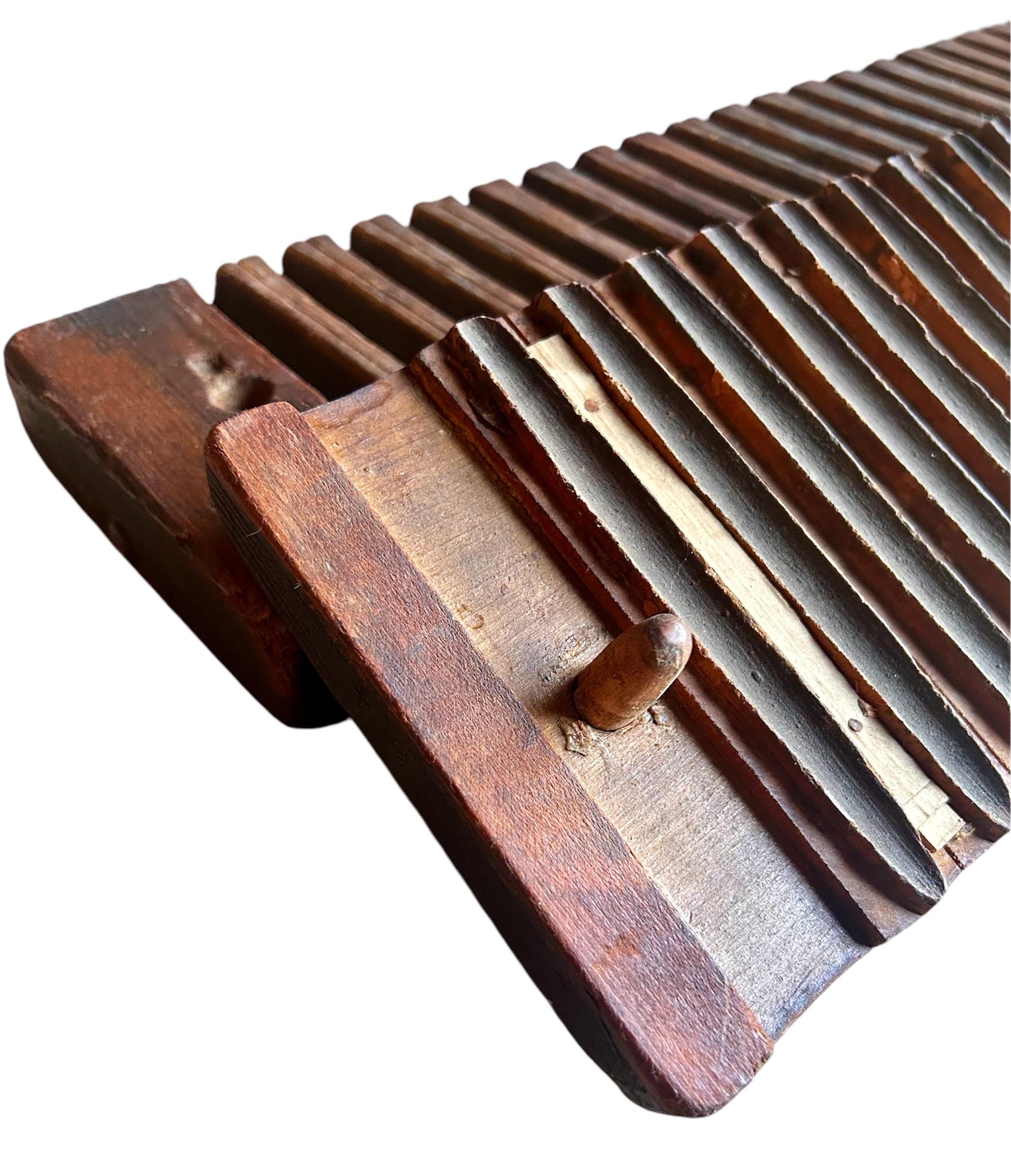 Late 19th Century, Two-part Roller Pressing Wooden Cigar Mold, Marked ...