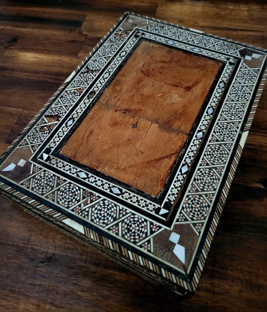 Damas Mosaic Sweets Box: Vintage Syrian Inlay, Mother of Pearl - Etsy