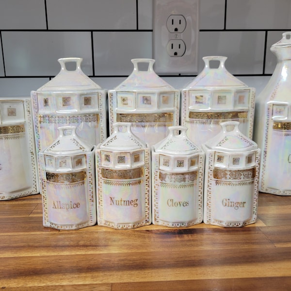 Retro Canister Set - Etsy