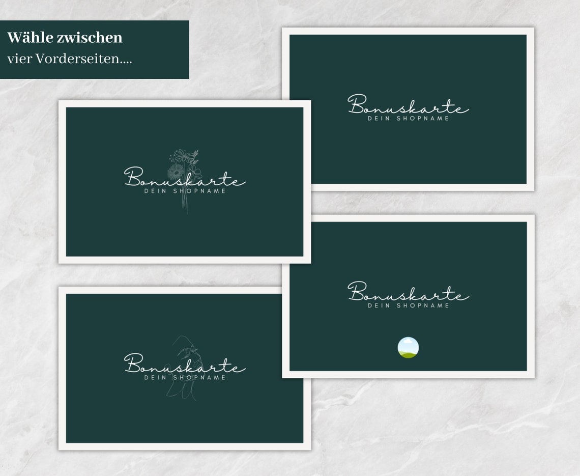 Treuekartenvorlage, Bearbeitbare Canva Vorlage, Sofortiger Download ...