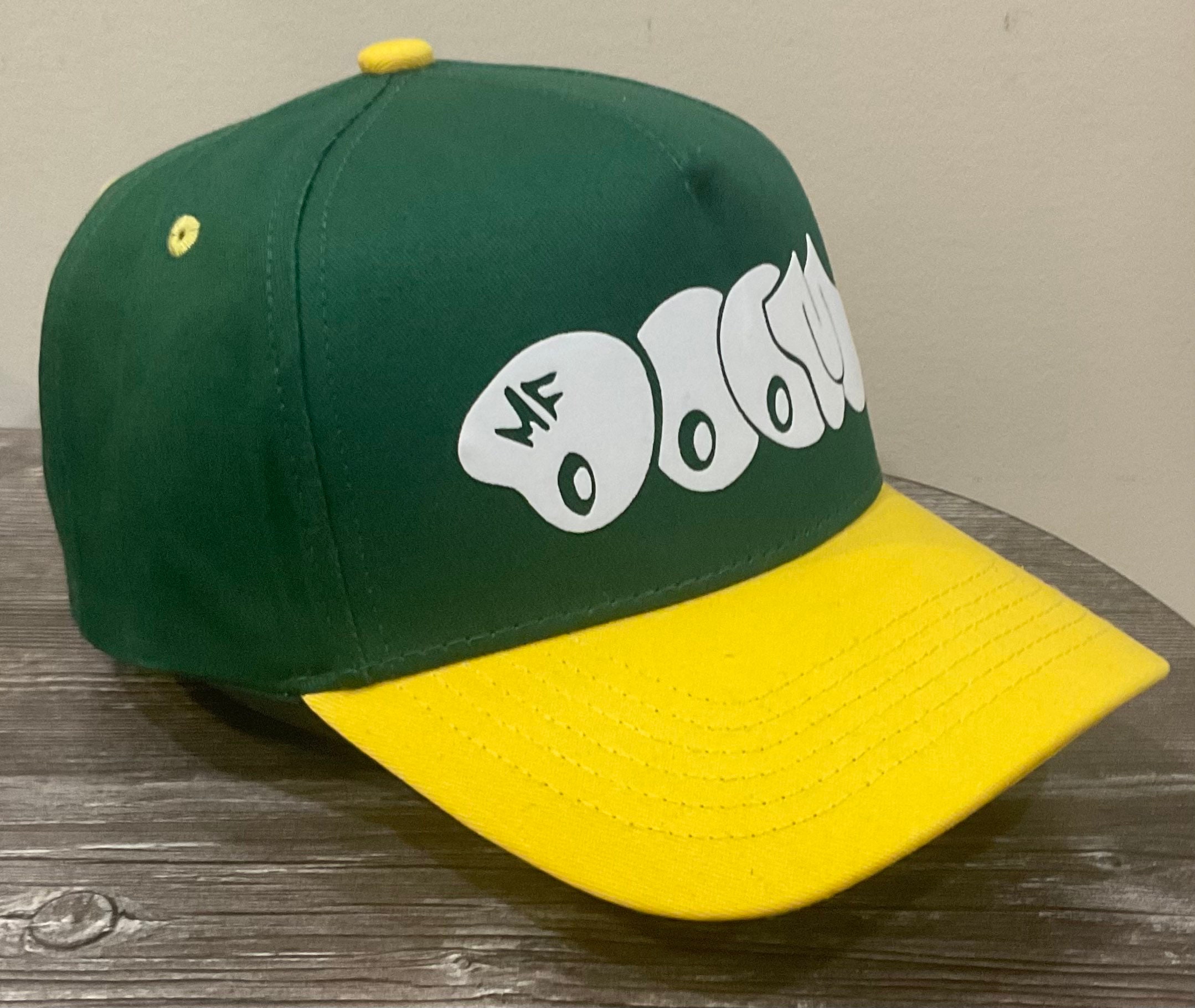 MF DOOM Baseball Cap Green and Yellow - Etsy