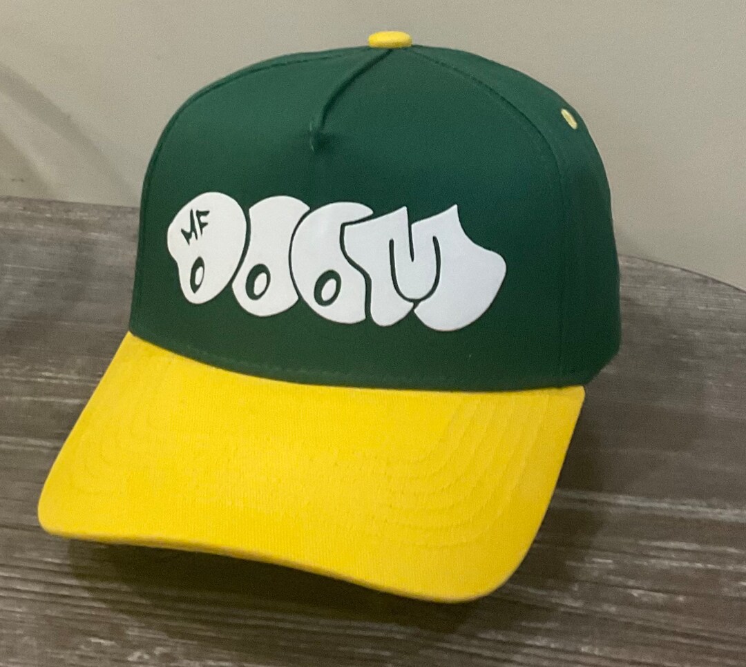 MF DOOM Baseball Cap Green and Yellow - Etsy