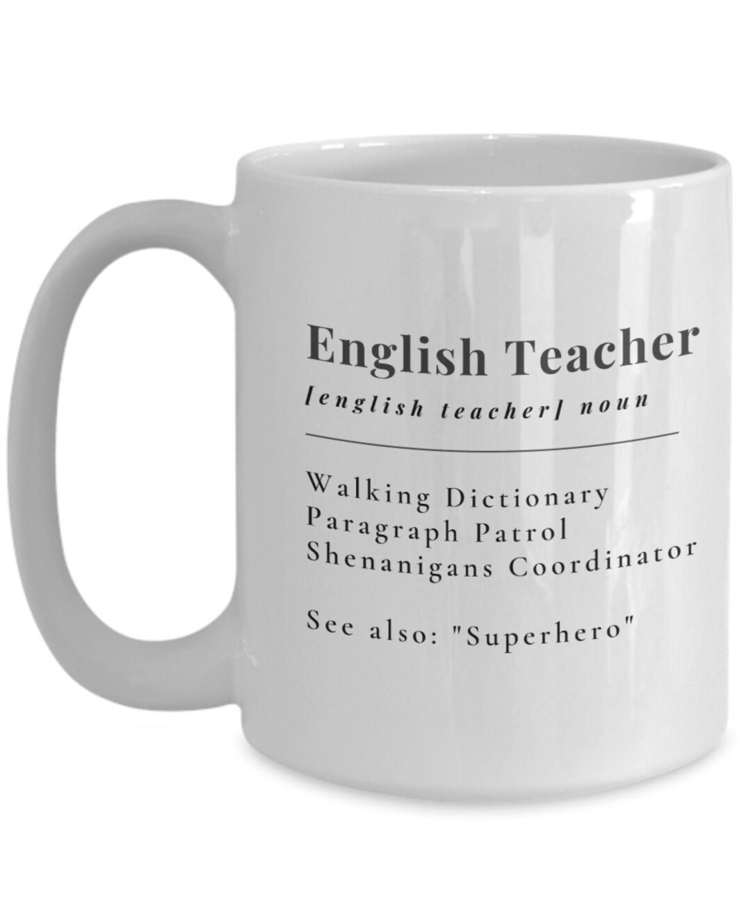 English Teacher, English Teacher Gifts, Gift for English Teacher, Back ...
