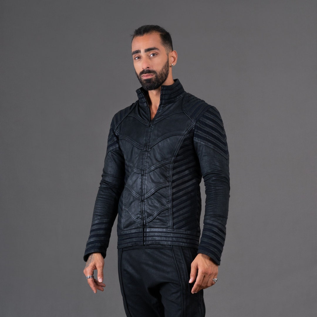 CYBER JACKET, WAXED Jacket, Urban Fashion, Unleash Your Inner Maverick ...