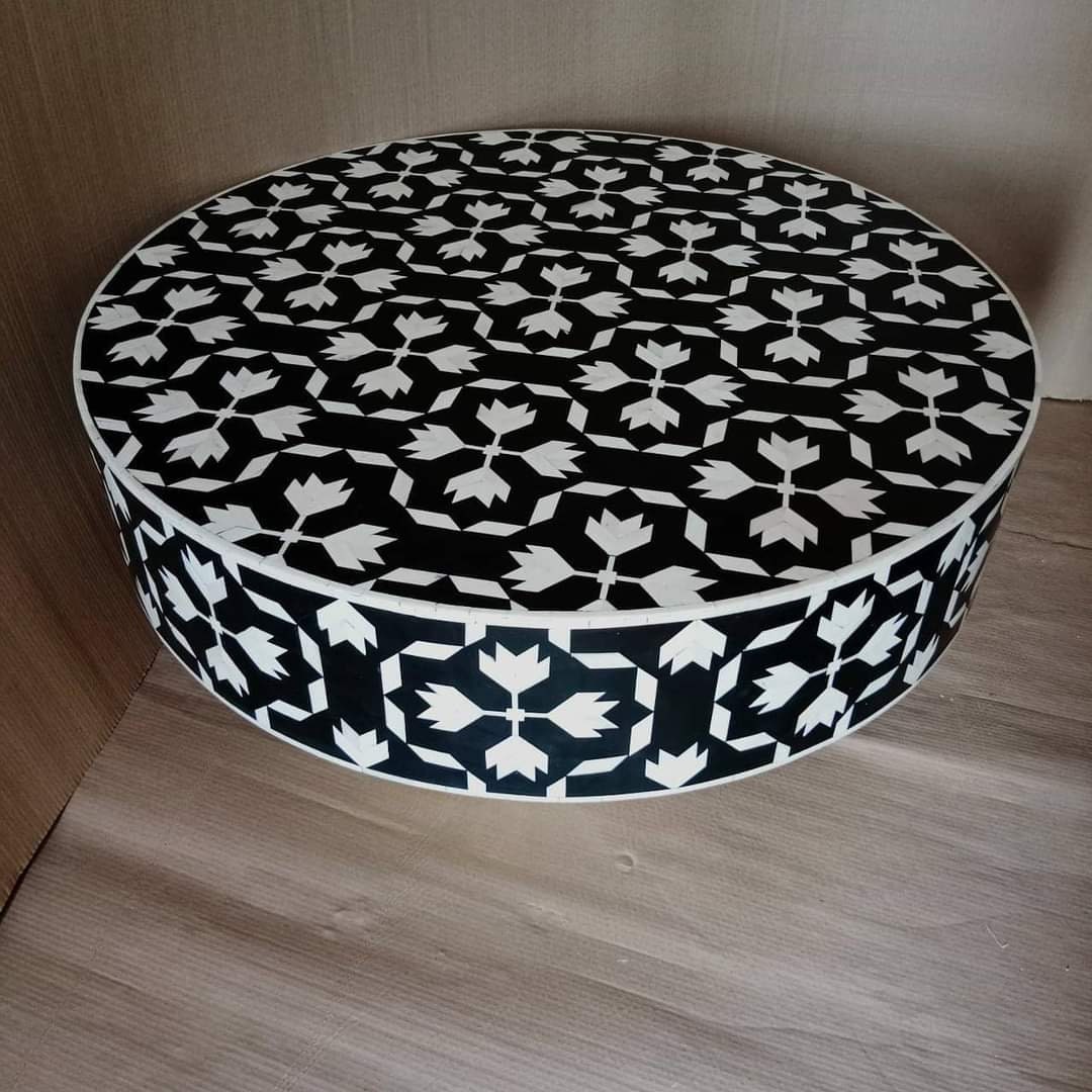 Bone Inlay Coffee Table Bone Inlay Table Bone Inlay - Etsy