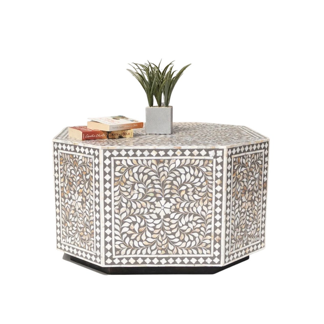 Mother of Pearl Coffee Table MOP Inlay Table MOP Inlay - Etsy