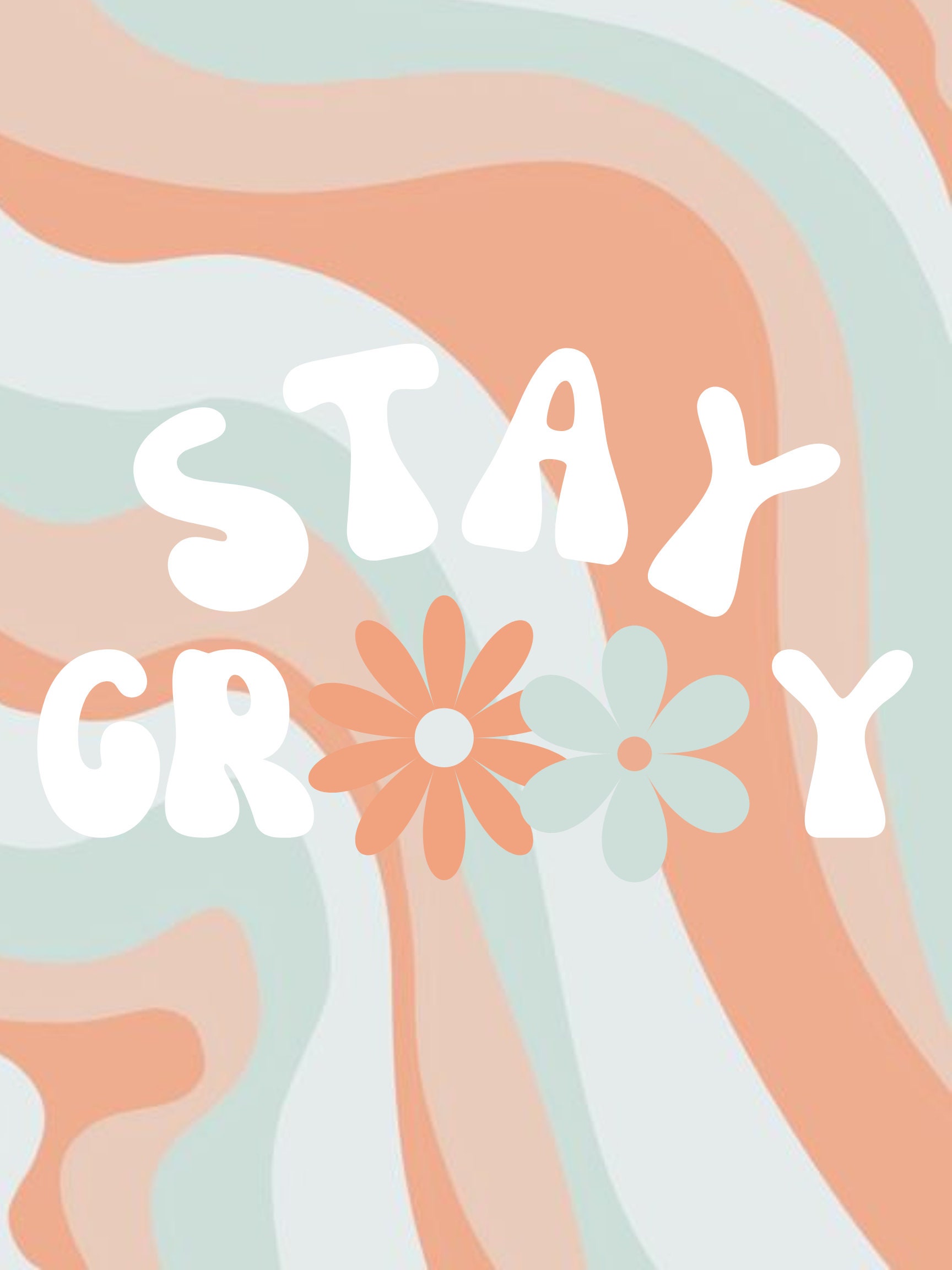 Stay Groovy Design, Digital Art, Digital Download - Etsy