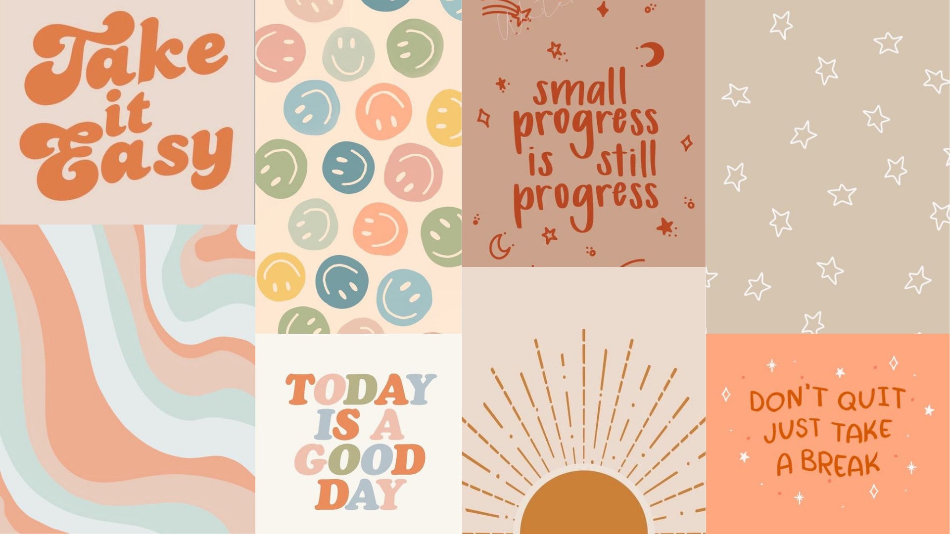 Boho Desktop, Digital Download, Inspirational Wallpaper, Digital Design ...