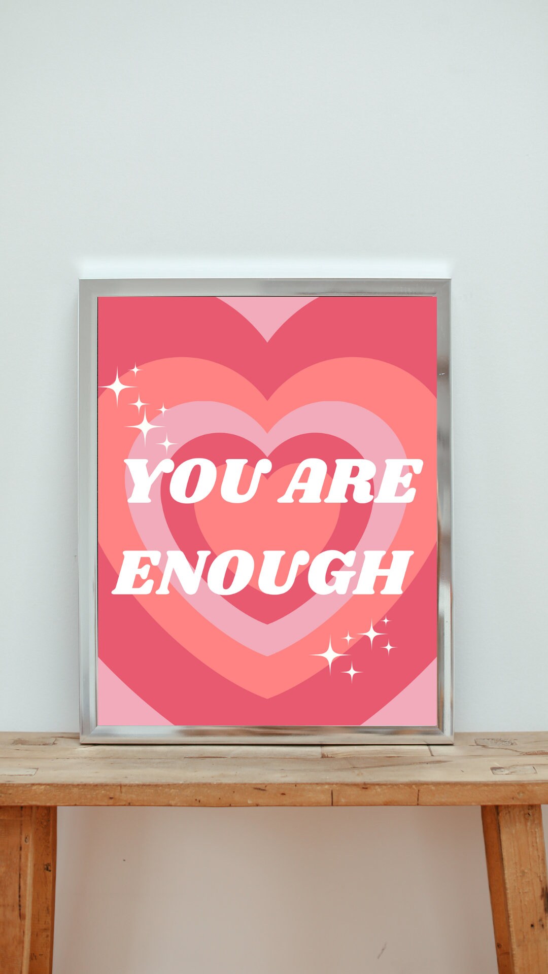 You Are Enough Poster, Digital Download, Printable Art, Designs - Etsy