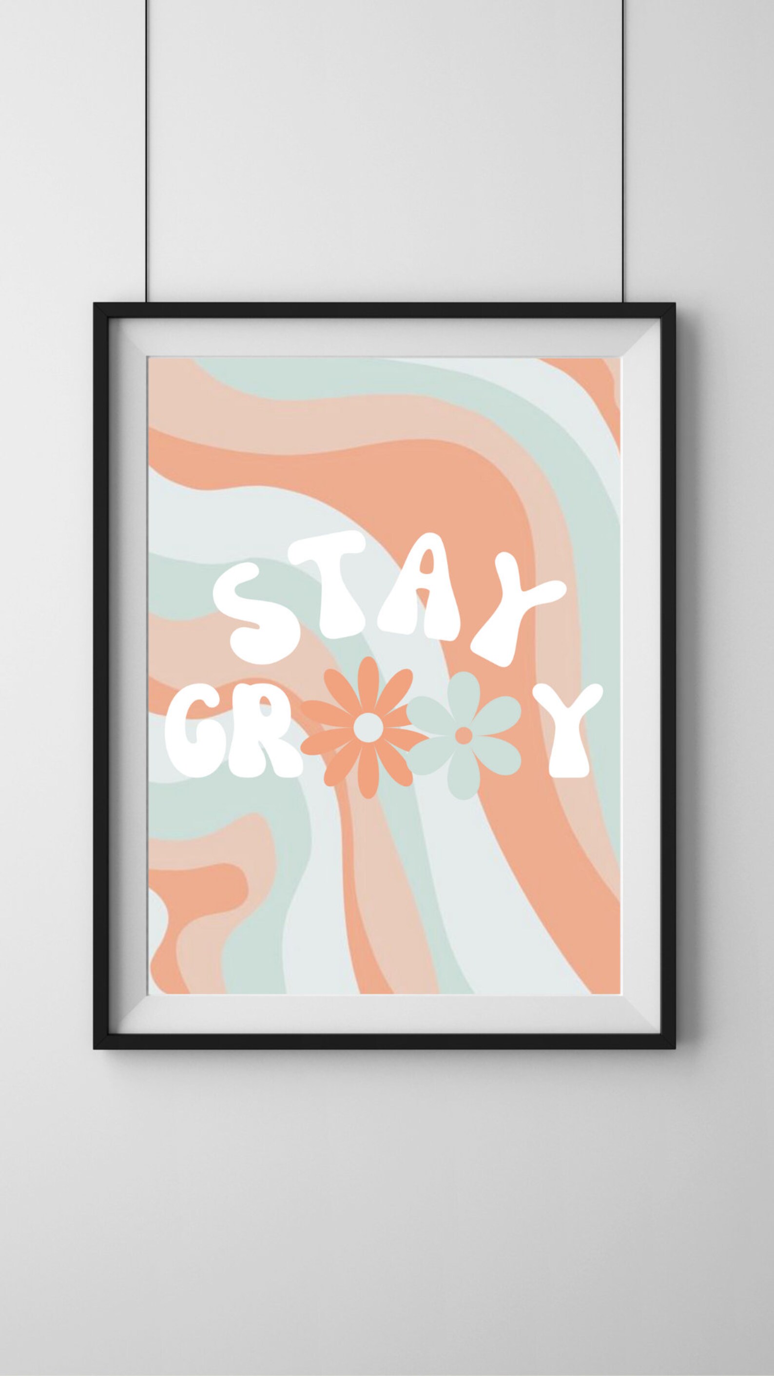 Stay Groovy Design, Digital Art, Digital Download - Etsy