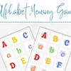 Alphabet Matching Game, Memory Game, Matching Game, Kids Activity ...