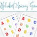 Alphabet Matching Game, Memory Game, Matching Game, Kids Activity ...
