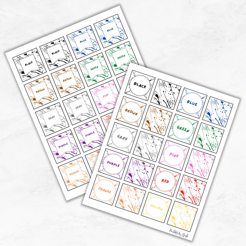 Color Matching Game, Memory Game, Matching Game, Kids Activity ...