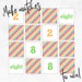 Numbers Matching Game, Memory Game, Matching Game, Kids Activity ...