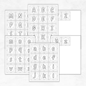 Alphabet Matching Game, Memory Game, Matching Game, Kids Activity ...