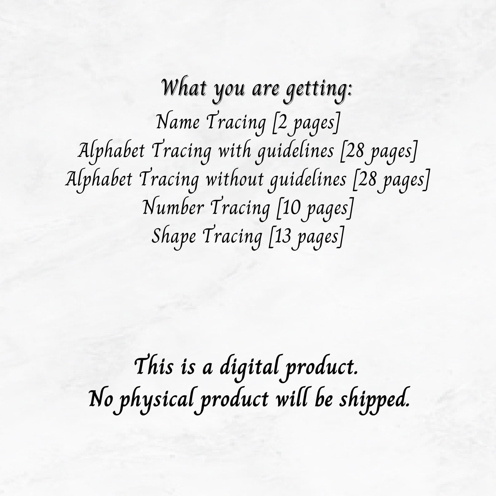 Tracing Pages (bundle), Kids Activity, Homeschool Printables, Preschool ...