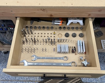 CNC Endmill and Tool Storage Custom Made by GSWW **DIGITAL File ...
