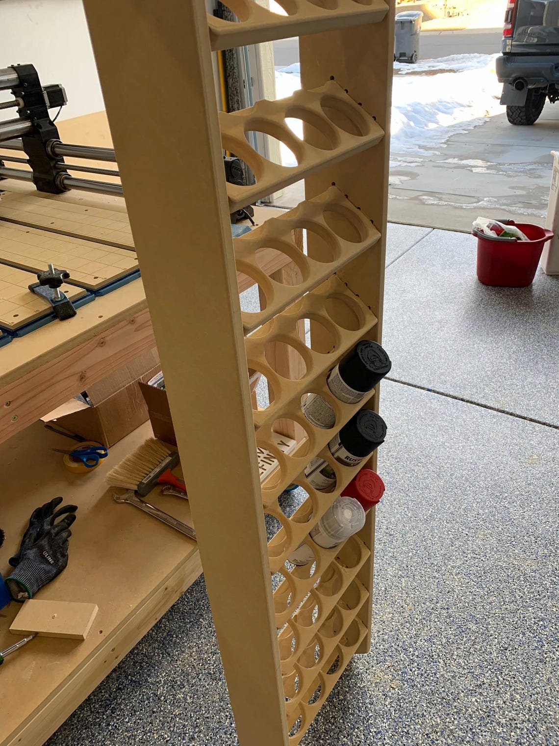 Spray Paint Holder - 40 Can - Digital Download - CNC - Etsy