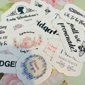 Bridgerton Sticker Pack (18 Pack) - Etsy