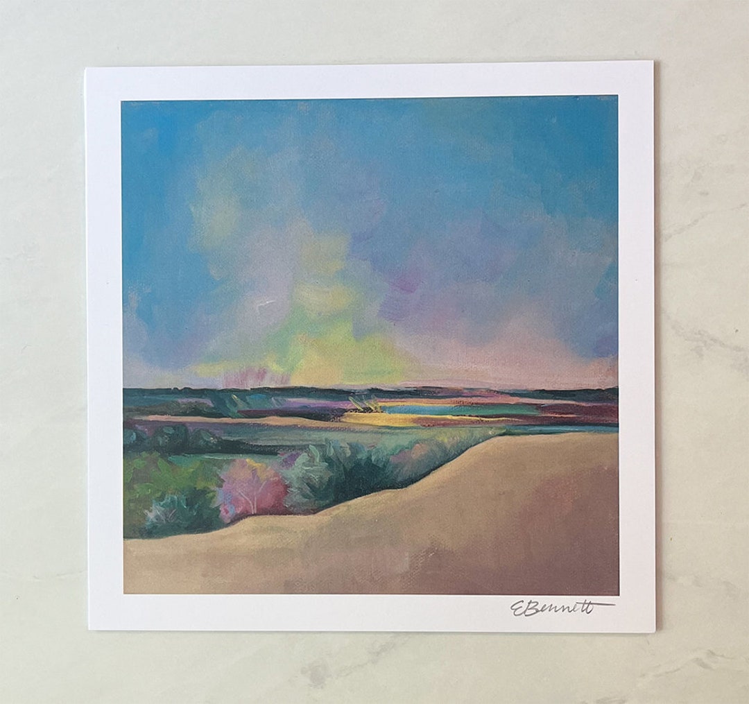 8x8 Desert With Pink Tree I Giclee Art Print - Etsy