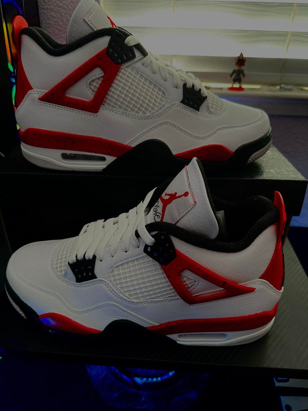 Jordan 4 Retro Red Cement - Etsy