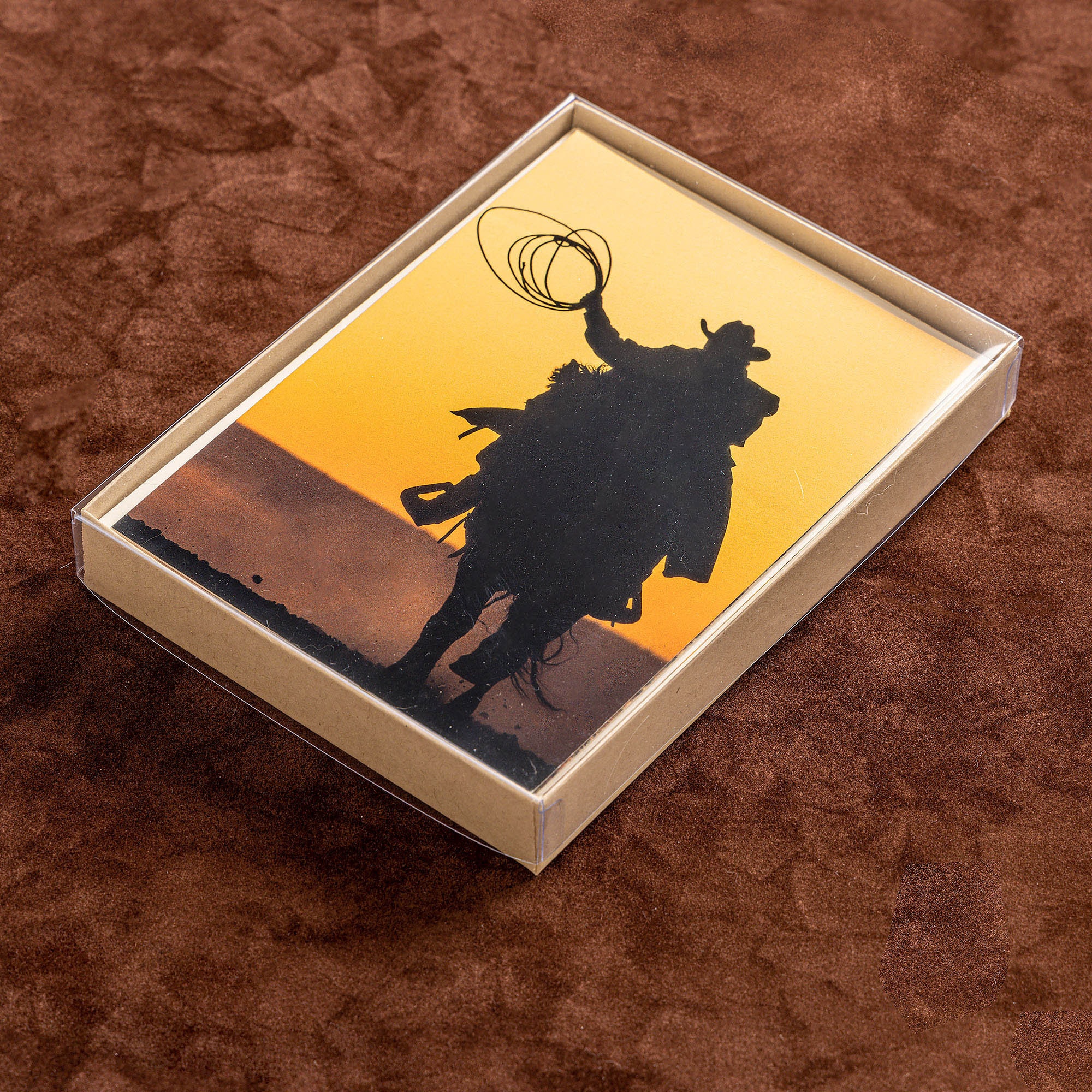 Western Cowboy Greeting Cards/envelopes of Cowboys, Horses, Wagon ...