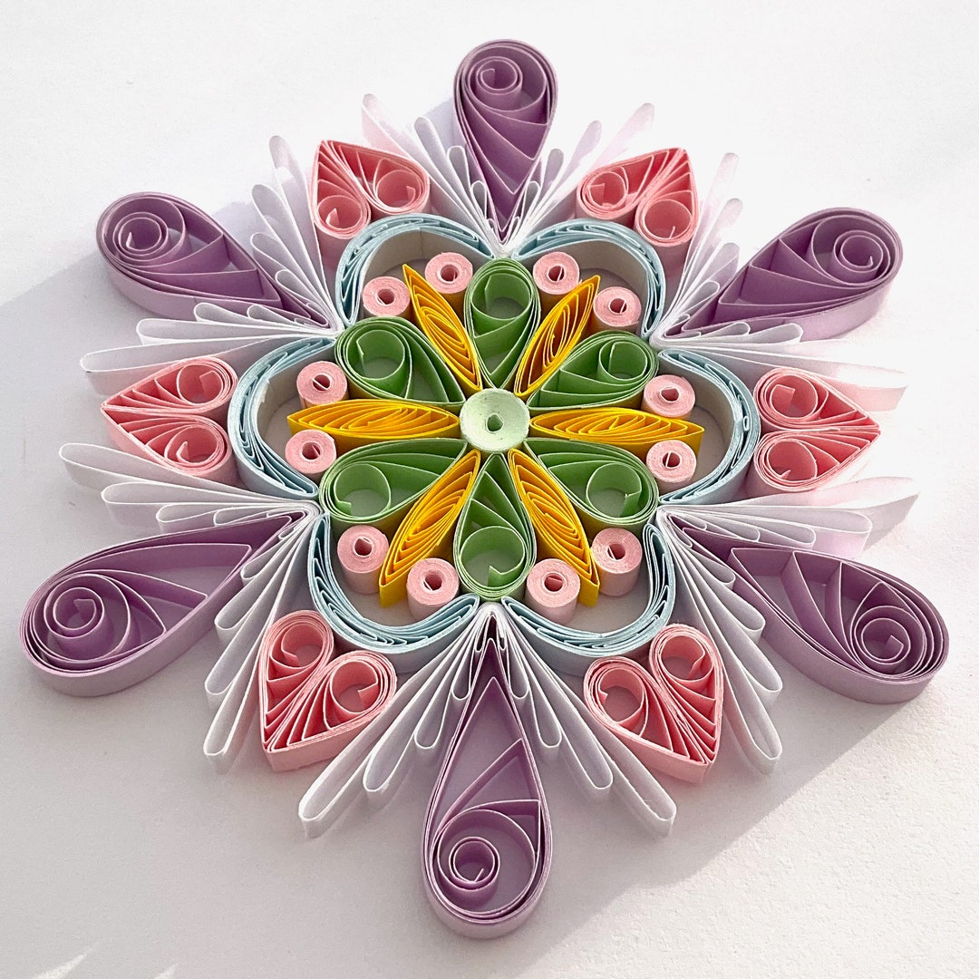 Easter Art, Quilled Snowflake, Quilled Star, 3D Paper Art, Easter ...