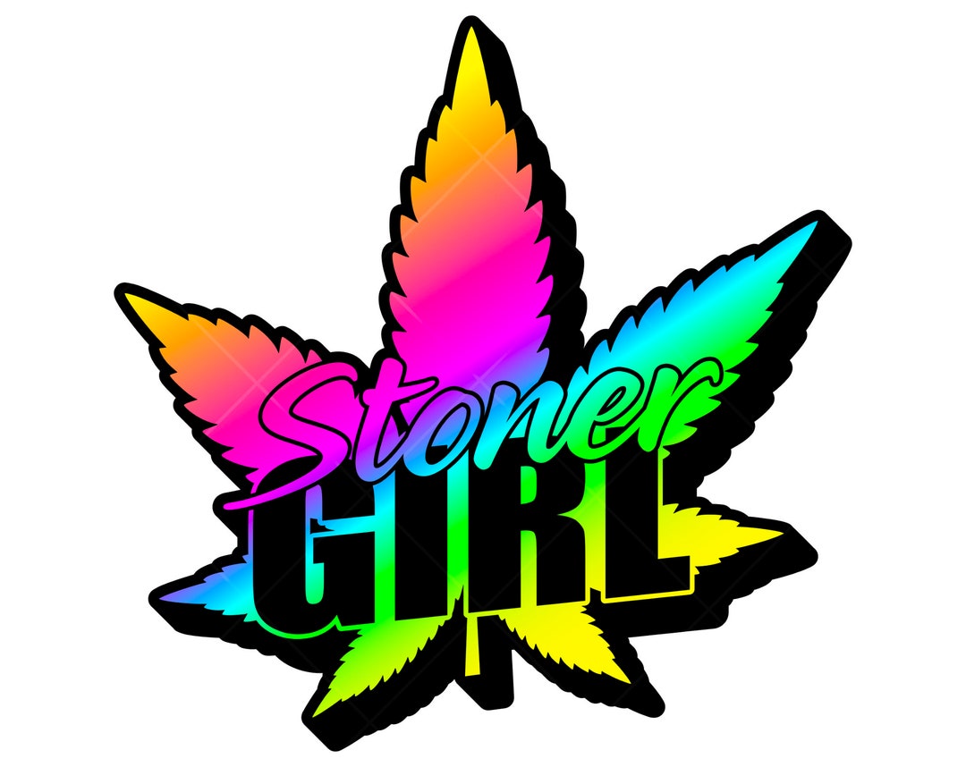 Stoner Girl SVG Weed Svg Marihuana Svg Cannabis Svg Smoke - Etsy México