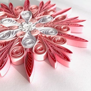 3.7" Paper Star, Quilled Art, Quilled Snowflake, Christmas Ornament ...