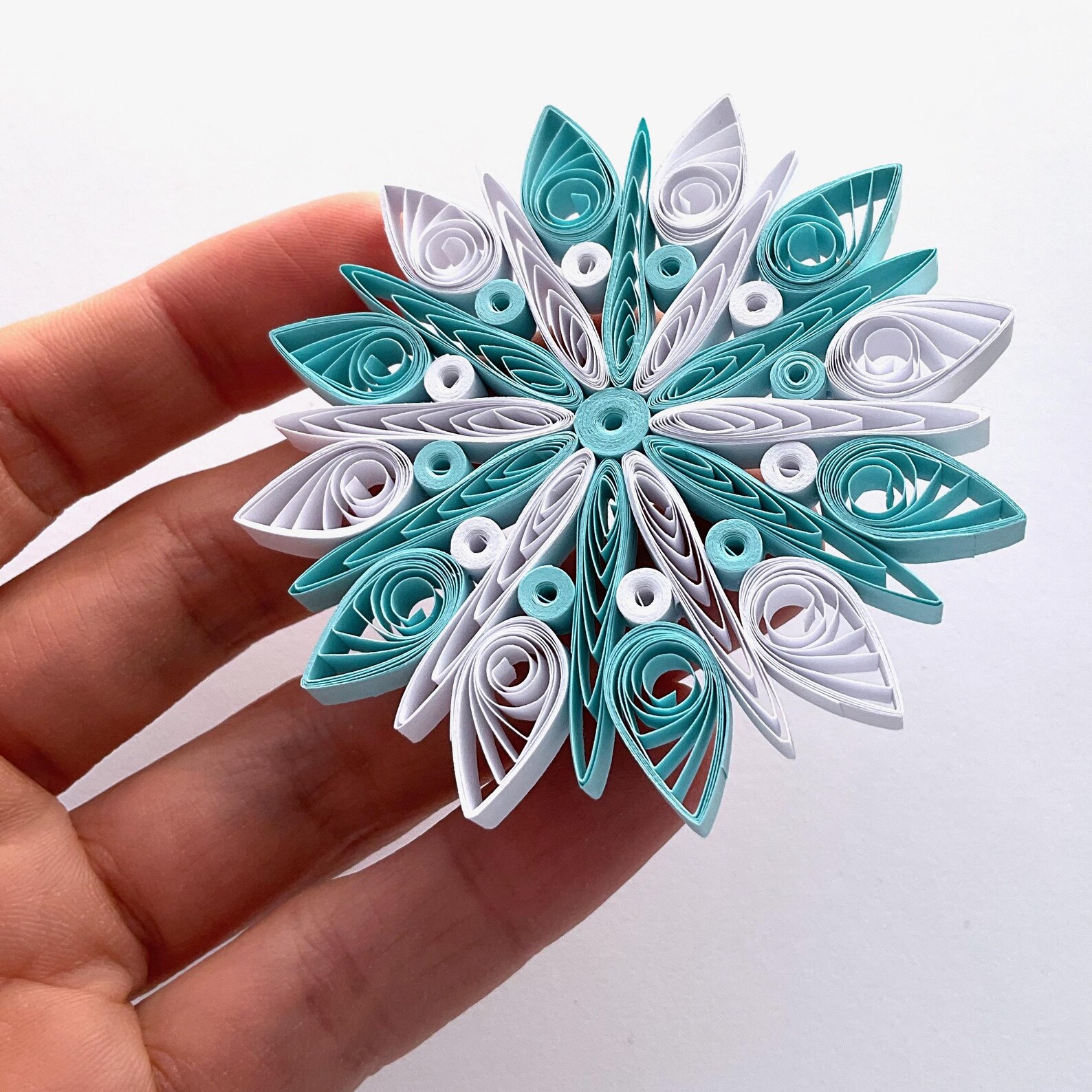 Quill Art, Quill Ornament, Quill Snowflake, Quill Christmas Ornament ...