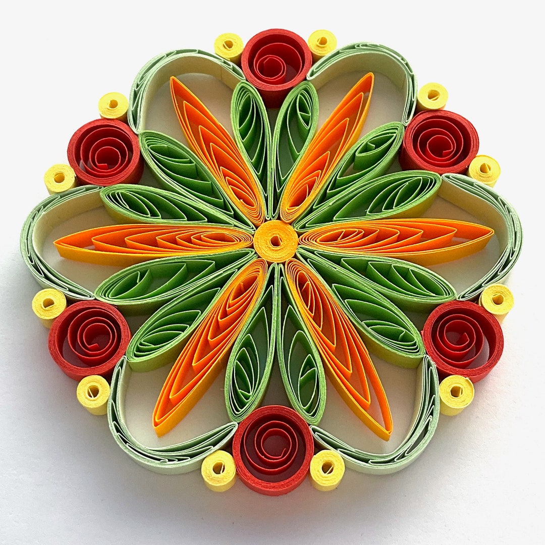 Christmas Star Decoration, Hanging Ornament, Quill Snowflake, Quill ...