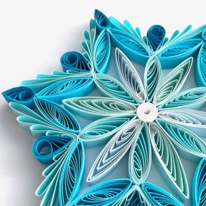 3.5" Paper Star, Quilled Art, Quilled Snowflake, Christmas Ornament ...